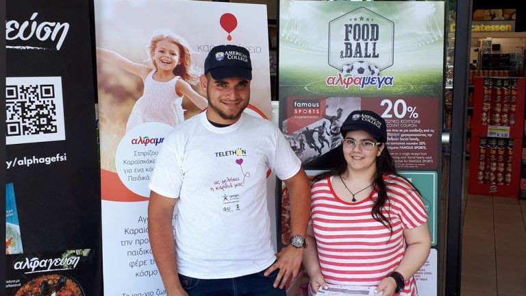 American College students participation in Telethon fundraising ...